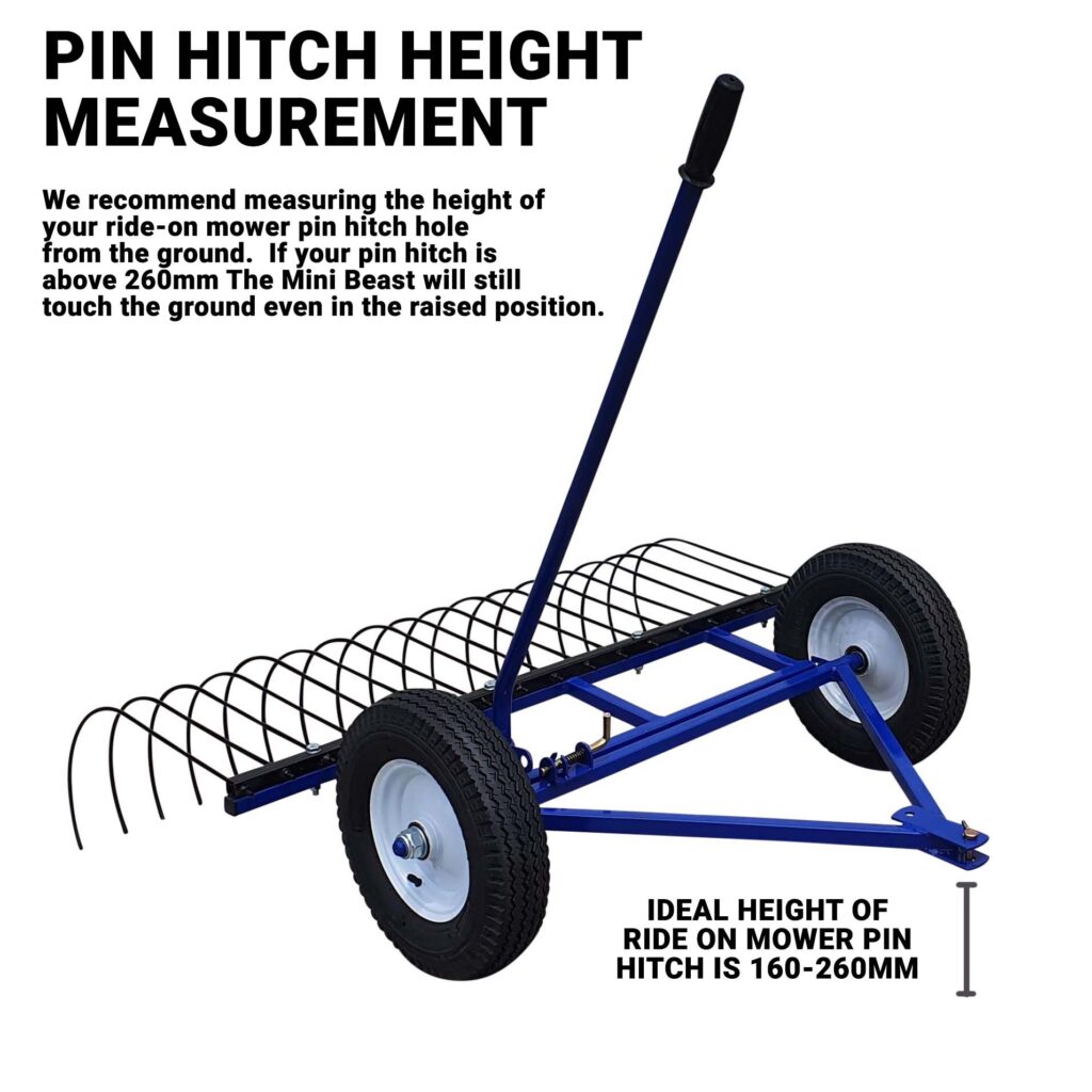 The Mini Beast Ride-On Mower Landscape Stick Rake 1200mm