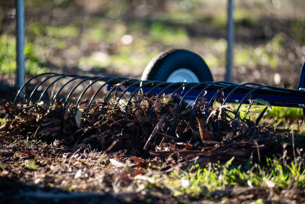 The Mini Beast Ride-On Mower Landscape Stick Rake 1200mm