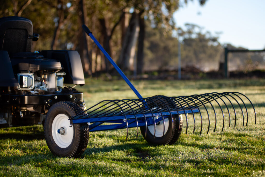 The Mini Beast Ride-On Mower Landscape Stick Rake 1200mm