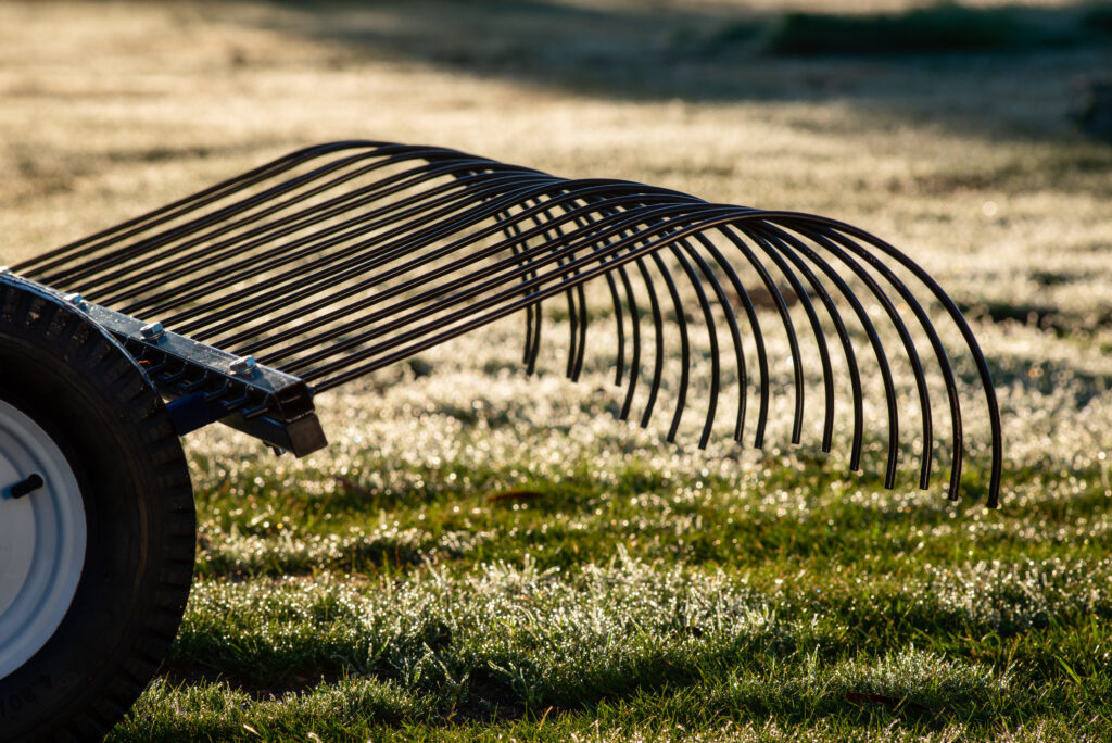 The Mini Beast Ride-On Mower Landscape Stick Rake 1200mm