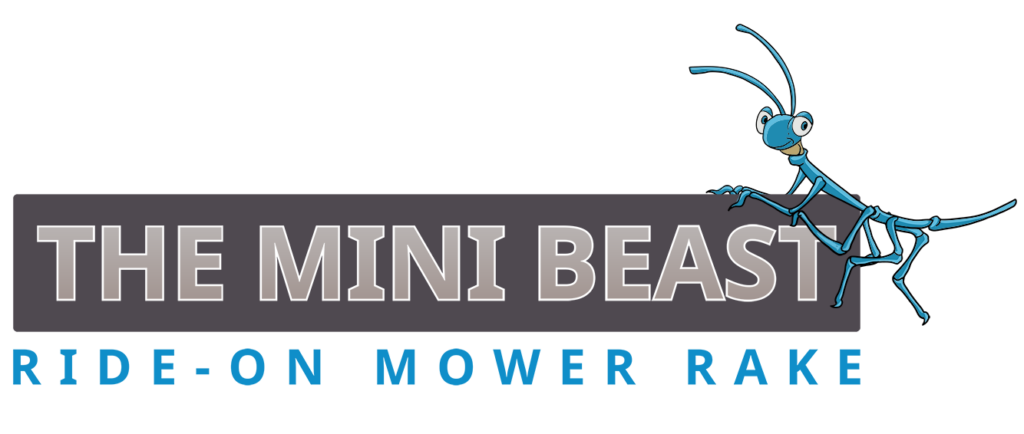 The Mini Beast Ride-On Mower Landscape Stick Rake 1200mm